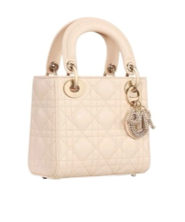 Dior Mini Lady Handbag - Sandstone Pink