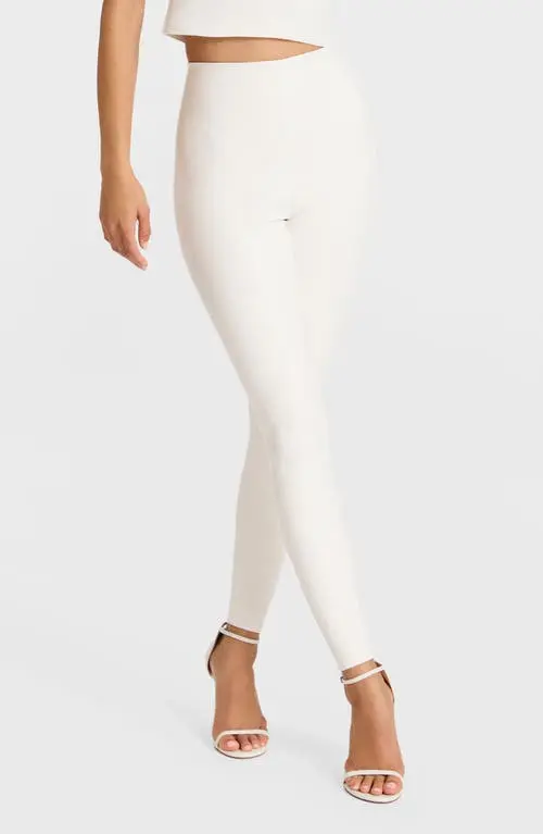 Commando Faux Leather Legging - White