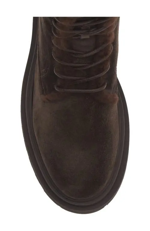 Brunello Cucinelli Sartorial Genuine Shearling Lined Boot