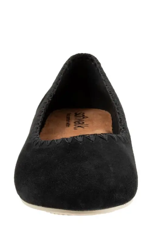 Softwalk Sonoma Embroidered Ballet Flat