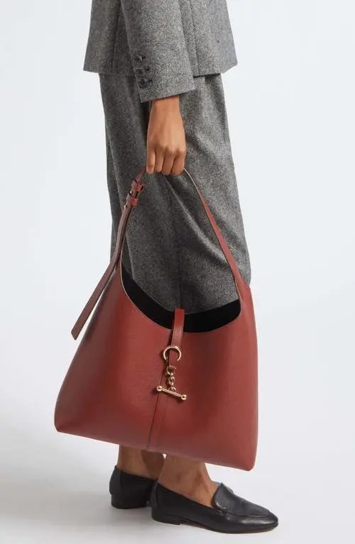Strathberry Maxi Kite Hobo Bag - Walnut