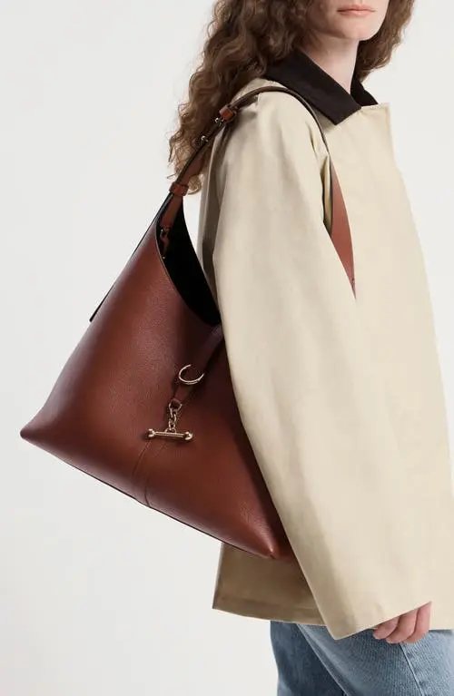 Strathberry Maxi Kite Hobo Bag - Walnut