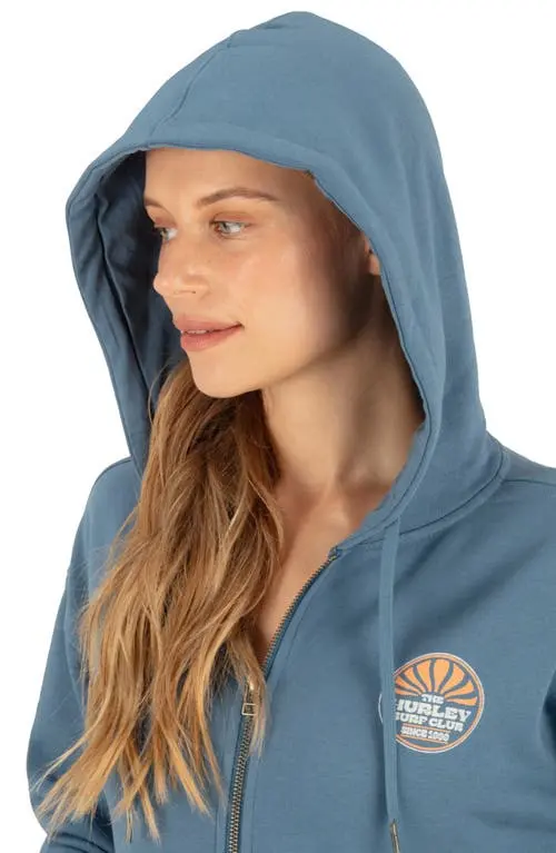 Hurley Full Zip Hoodie With Graphic Detail
