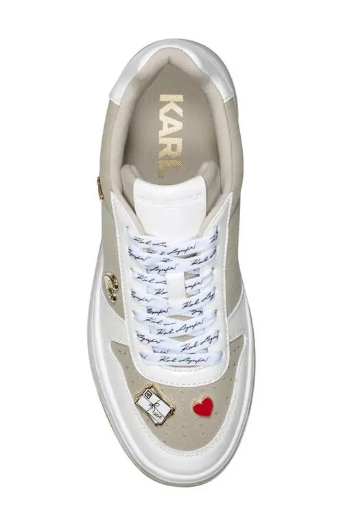 Karl Lagerfeld Paris Channing Embellished Platform Sneakers