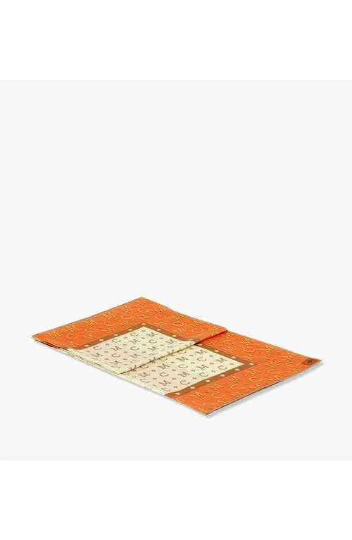 Mcm Diamond Monogram Scarf In Organic Silk