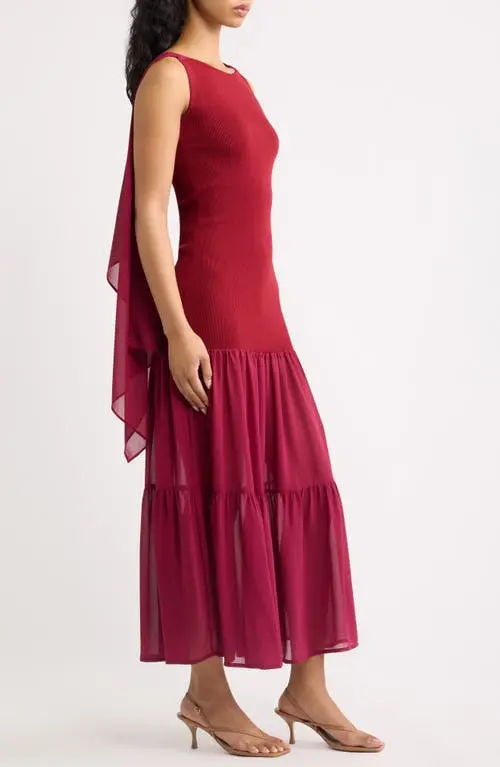 Solid & Striped The Verity Drape Midi Dress