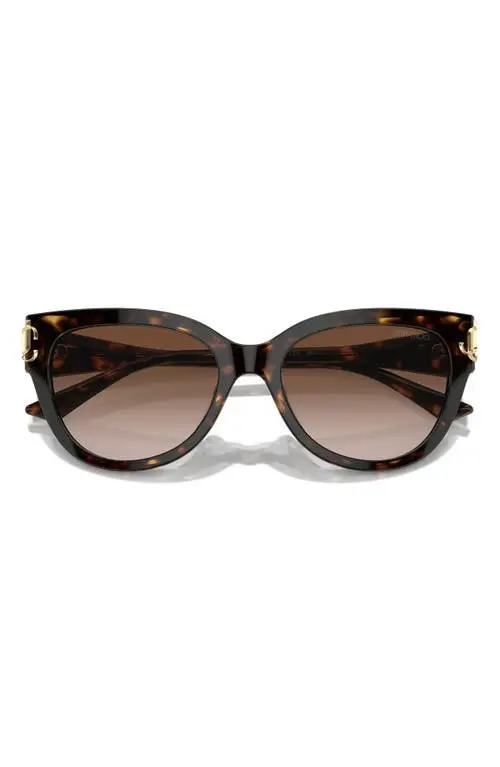JIMMY CHOO 54mm Gradient Phantos Sunglasses