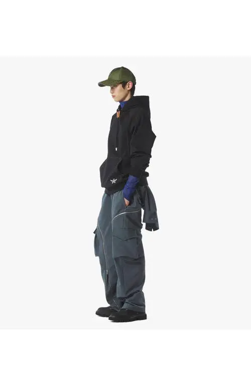 Mcm Logo Stitch Ponte Hoodie
