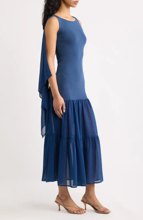 Solid & Striped The Verity Dress Maxi Length, Boatneck, Long Sleeve