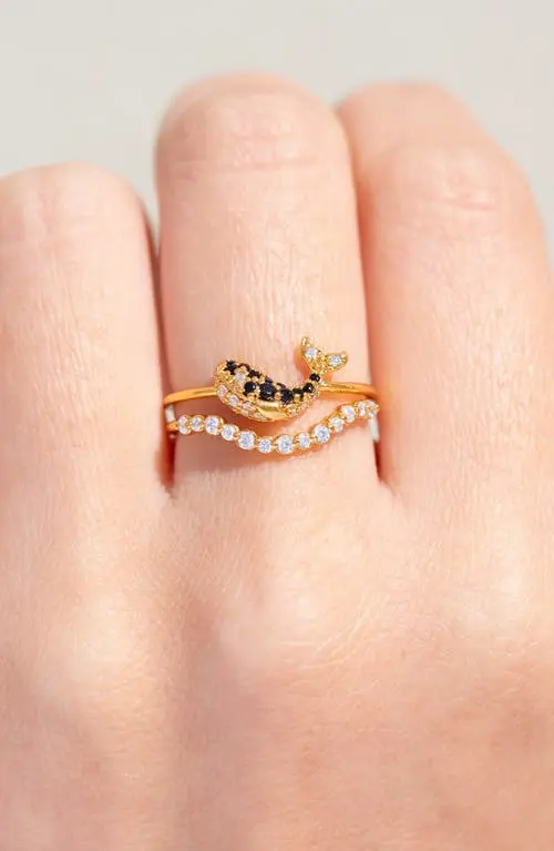 GIRLS CREW Whale Stacking Ring Set