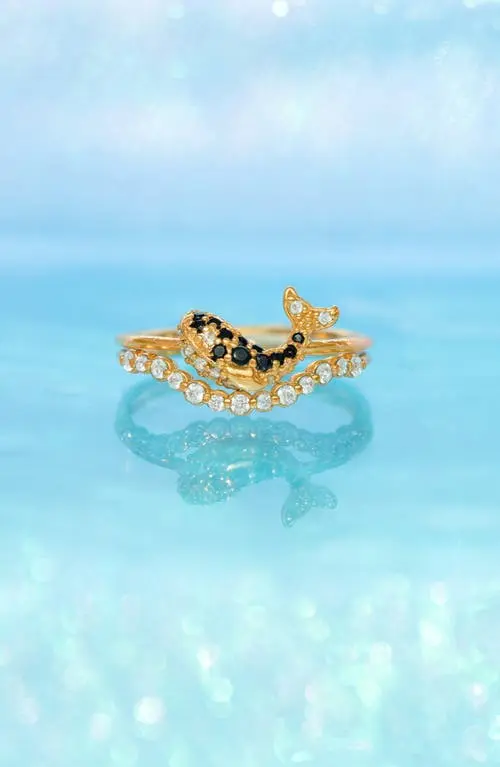 GIRLS CREW Whale Stacking Ring Set