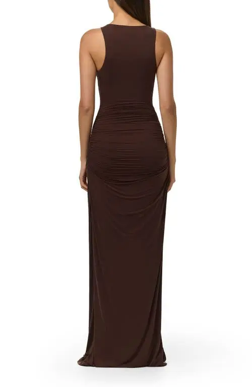 Naked Wardrobe High Slit Maxi Dress