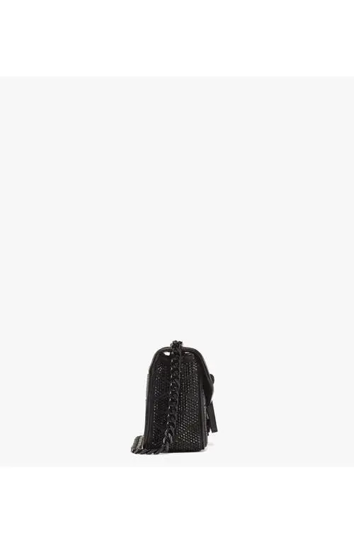 Mcm Travia Quilted Shoulder Bag In Crystal Satin Nylon