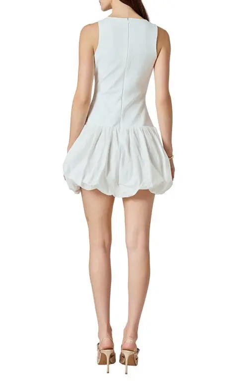 Endless Rose Bubble Hem Sleeveless Minidress