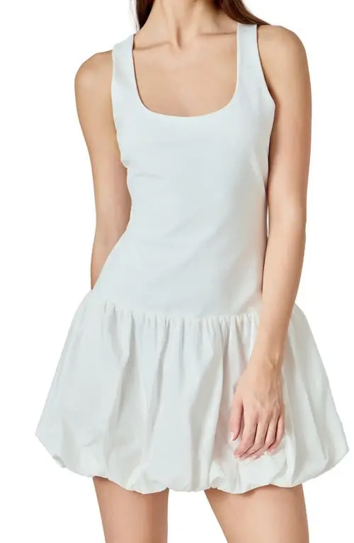 Endless Rose Bubble Hem Sleeveless Minidress