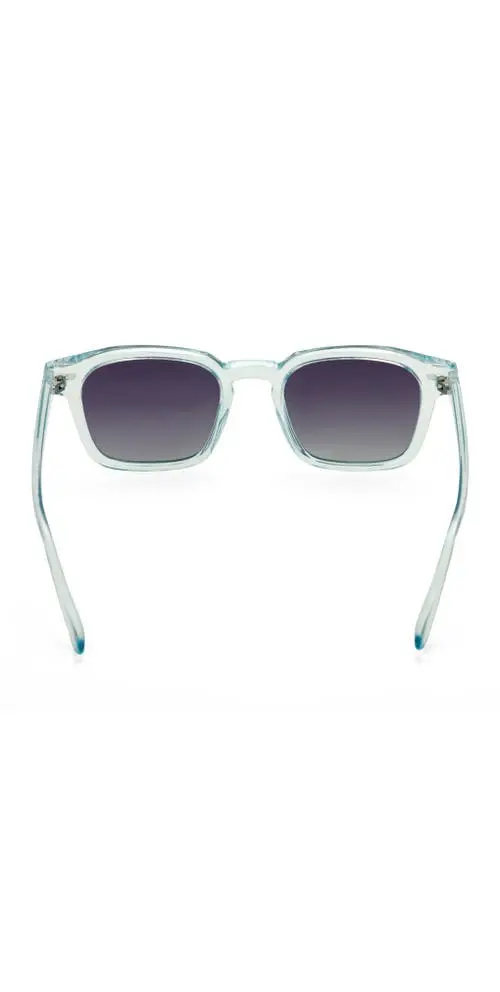 MIO MARINO Polarized Vintage Square Sunglasses - Blue Ivy