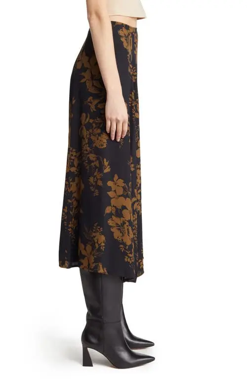 REFORMATION Zoe Side Slit Midi Skirt