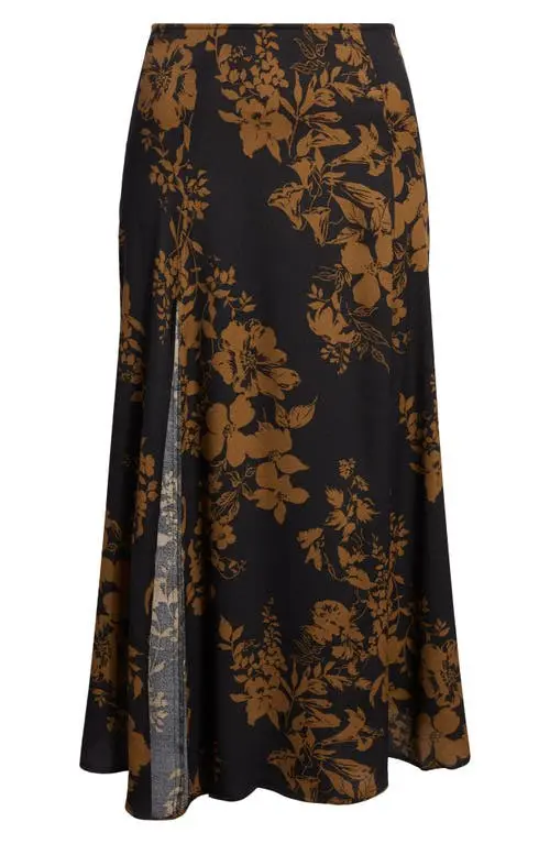 REFORMATION Zoe Side Slit Midi Skirt