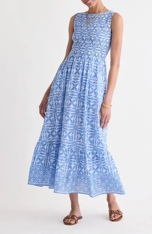 Vineyard Vines Ellen Maxi Dress - Haven Tile Bblue