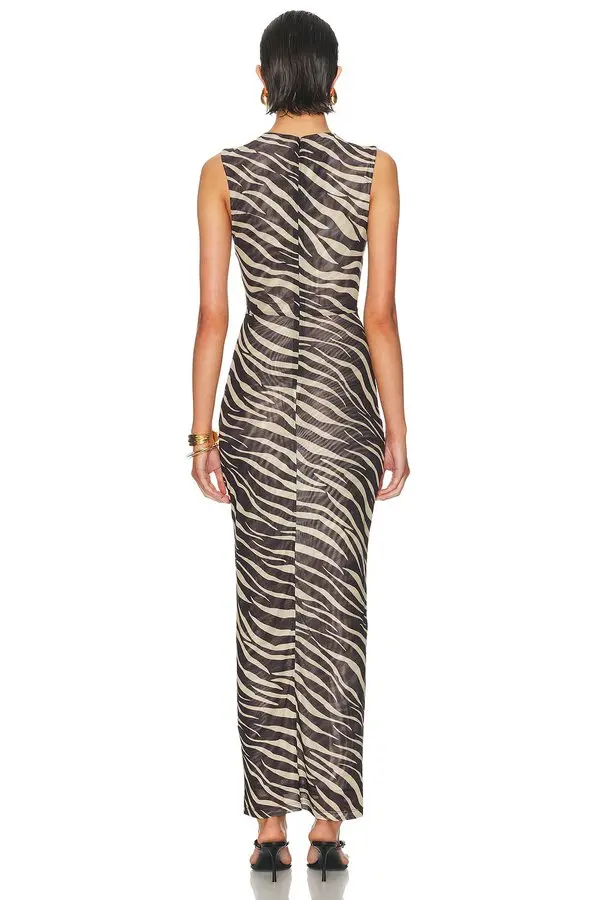 Ronny Kobo Krisa Dress In Black & White