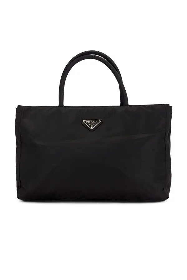 Prada Tessuto Tote Bag - Black