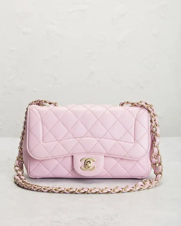 FWRD RENEW Chanel Lambskin Mademoiselle Chic Flap Bag