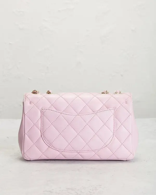FWRD RENEW Chanel Lambskin Mademoiselle Chic Flap Bag