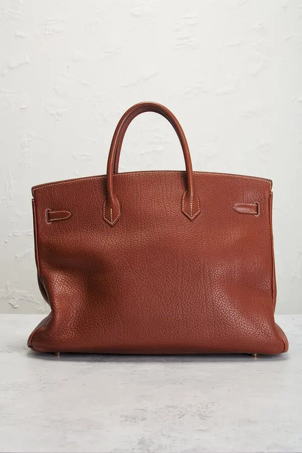 Hermès Togo Birkin 40 Retourne Handbag - Noisette