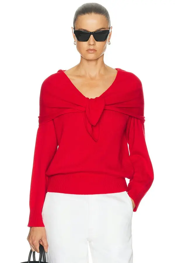 Tove Malia Cashmere Jumper Sweater - Red