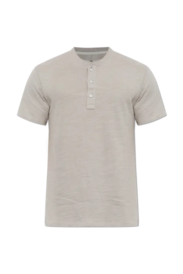 Rag & Bone T-shirt With Raw Edge Finish