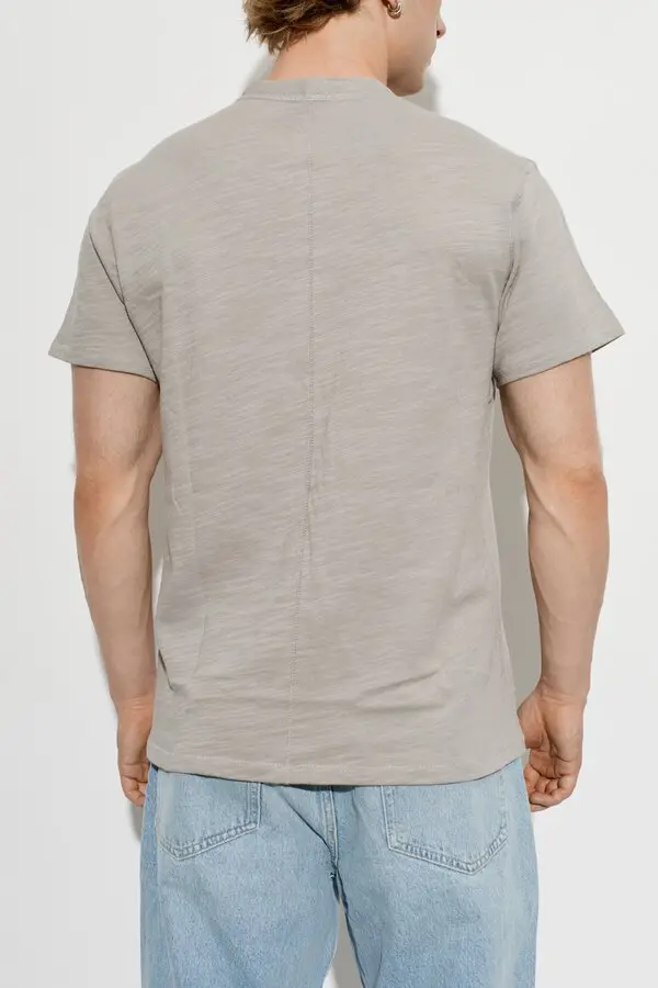 Rag & Bone T-shirt With Raw Edge Finish