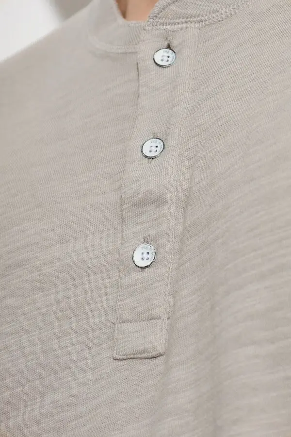 Rag & Bone T-shirt With Raw Edge Finish