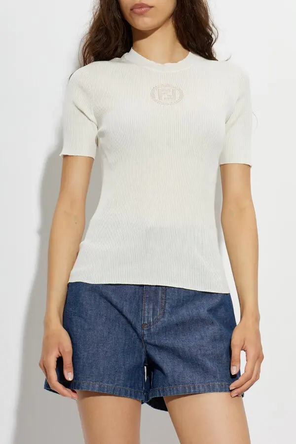 Fendi Fitted Cut Top