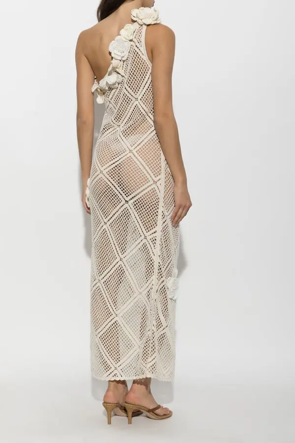 JW Anderson One-shoulder Crochet Dress