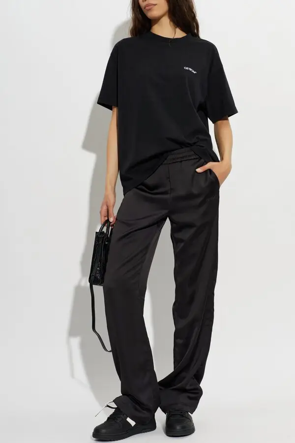 Off-White T-shirt With Logo