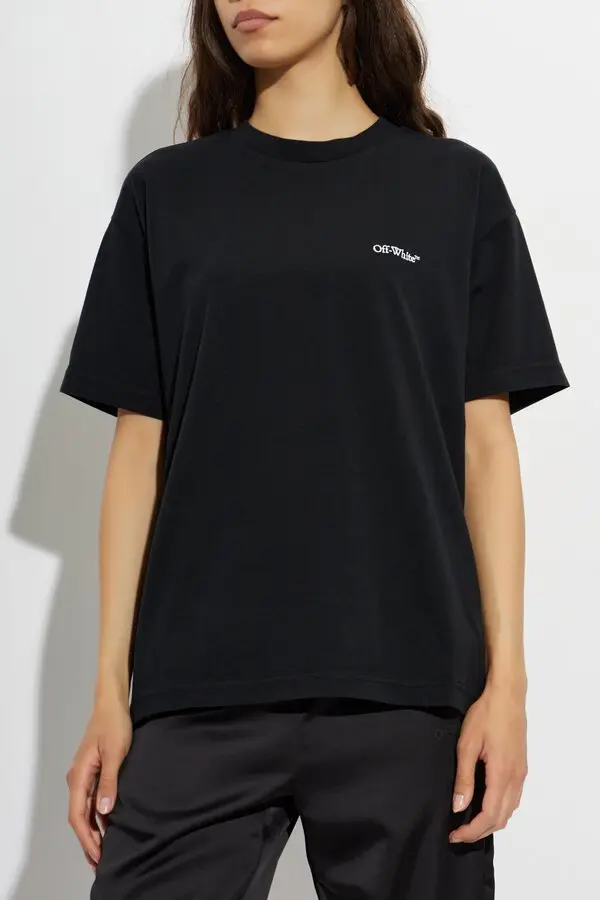 Off-White T-shirt With Logo