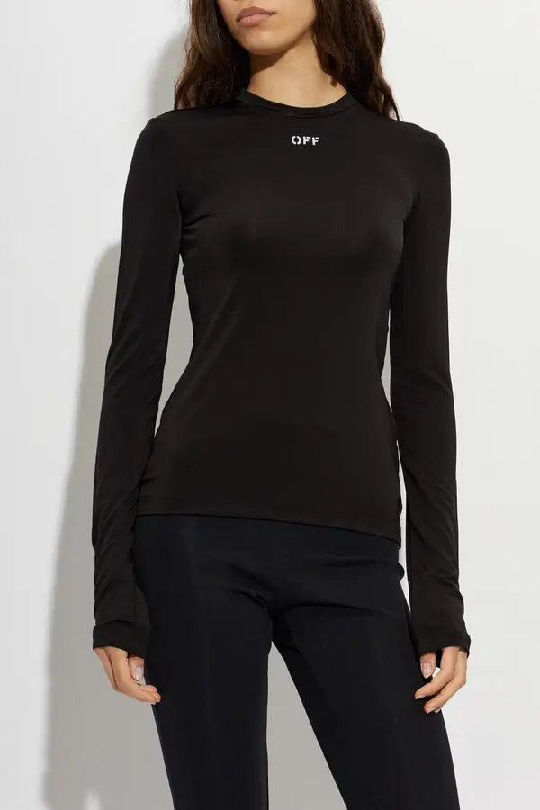 Off-White Long Sleeve Top