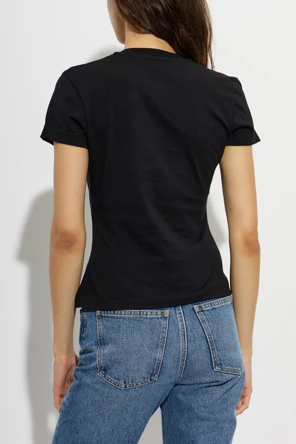 Off-White T-shirt With Printed Logo