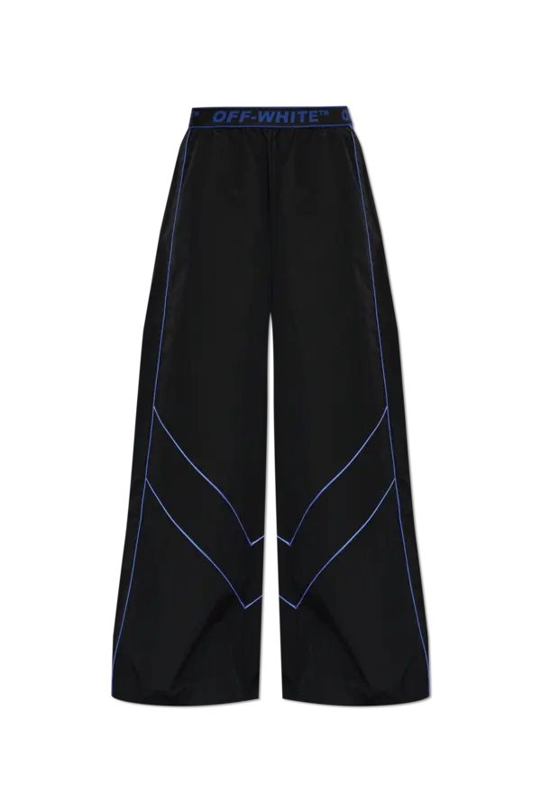 Off-White Straight-leg Nylon Pants - Black