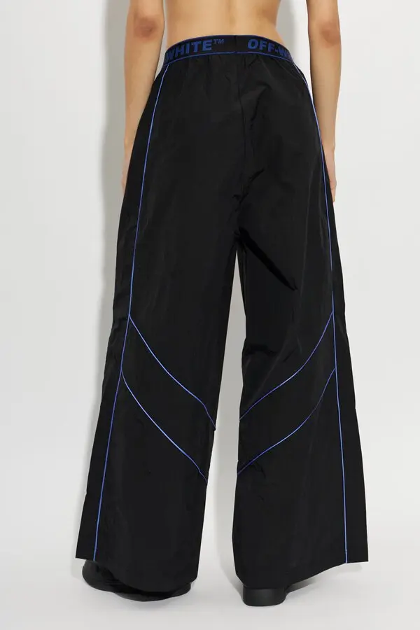 Off-White Straight-leg Nylon Pants