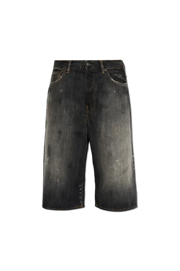 Acne Studios Jeans Trousers With A 'vintage' Effect - Grey