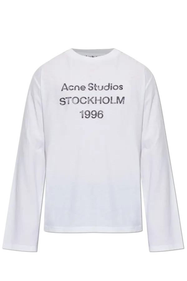 Acne Studios Long Sleeve T-shirt - White