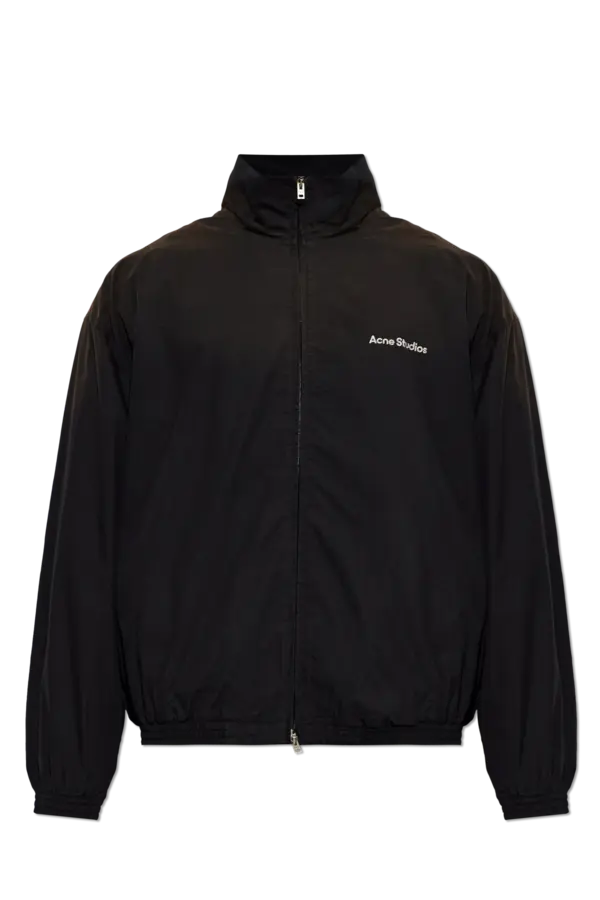 Acne Studios Jacket With A Stand-up Collar - Black