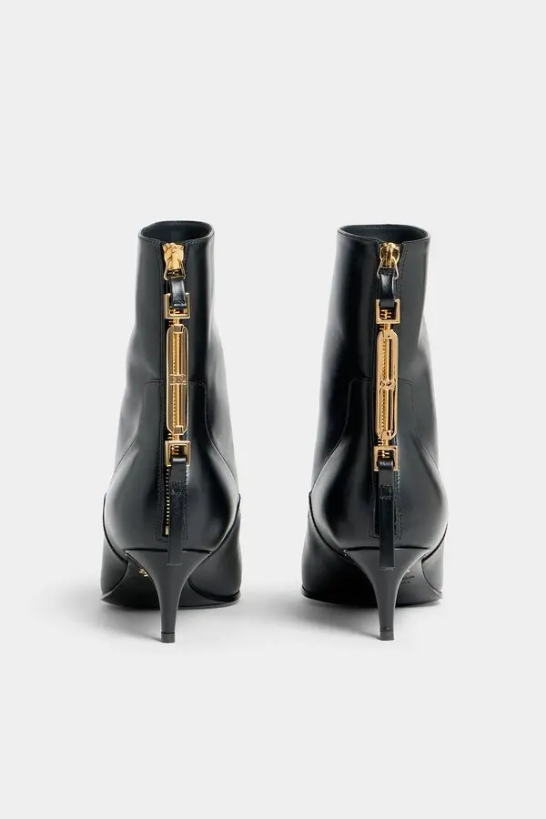 Dsquared2 Metal Bar Heeled Ankle Boots