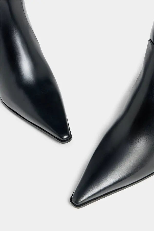 Dsquared2 Metal Bar Heeled Ankle Boots