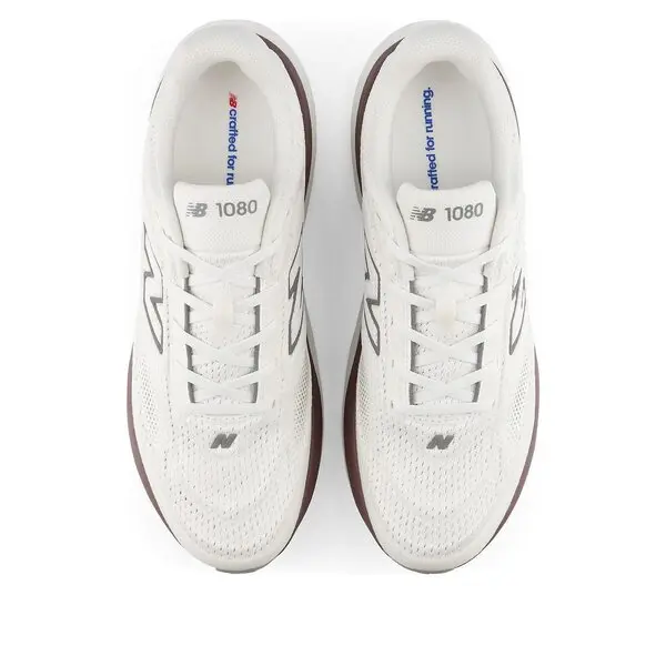 NEW BALANCE 1080v15 Lace-up Athletic Sneakers - Sea Salt