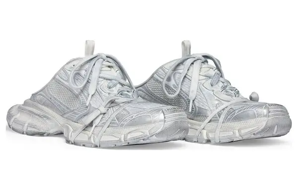 Balenciaga 3xl Mules - White/silver
