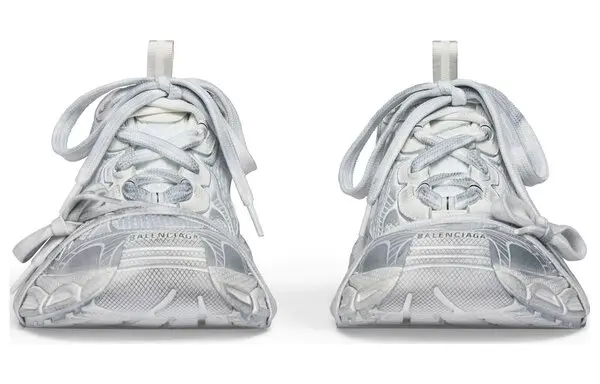 Balenciaga 3xl Mules - White/silver