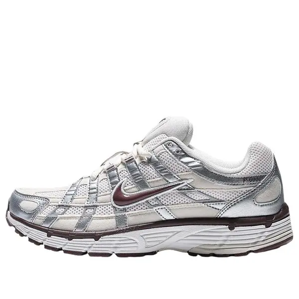 Nike P-6000 Athletic Sneakers - Silver White
