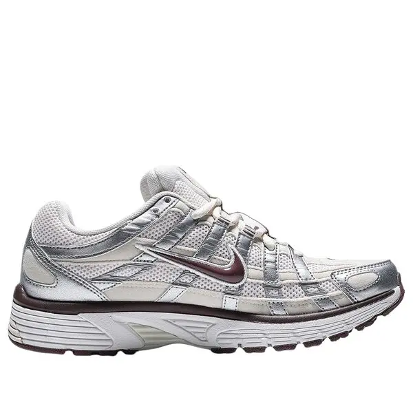 Nike P-6000 Athletic Sneakers - Silver White